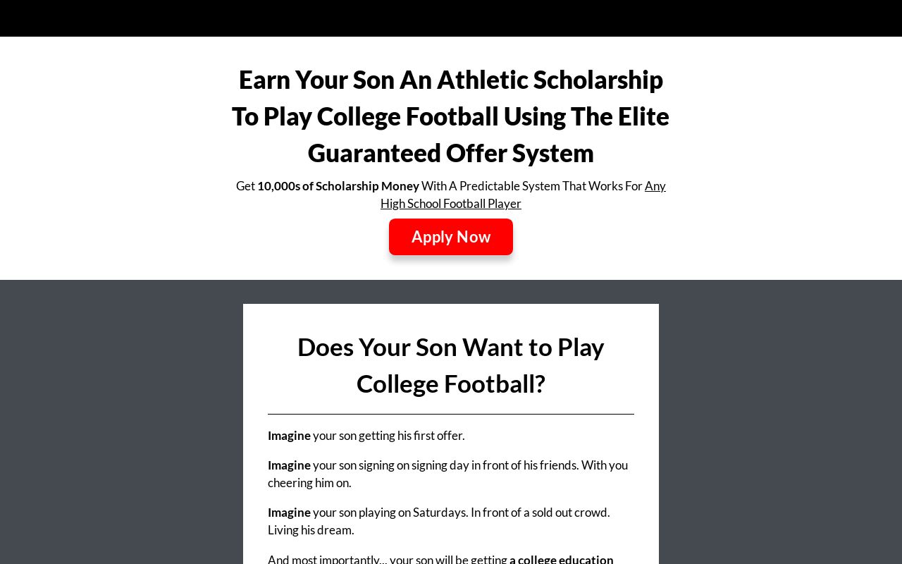 Elite Guaranteed Offer Program